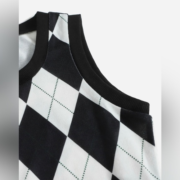 Tops | Chaleco De Cuadros Para Mujer | Poshmark